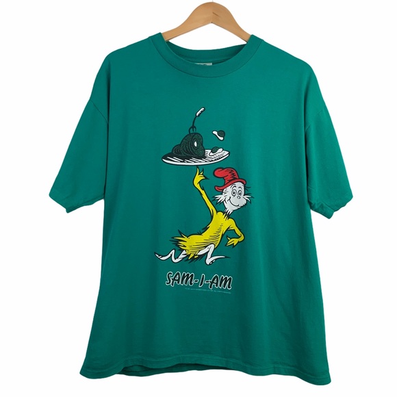 Dr. Seuss | Shirts | Vintage 997 Dr Seuss Wear Sam I Am Shirt | Poshmark